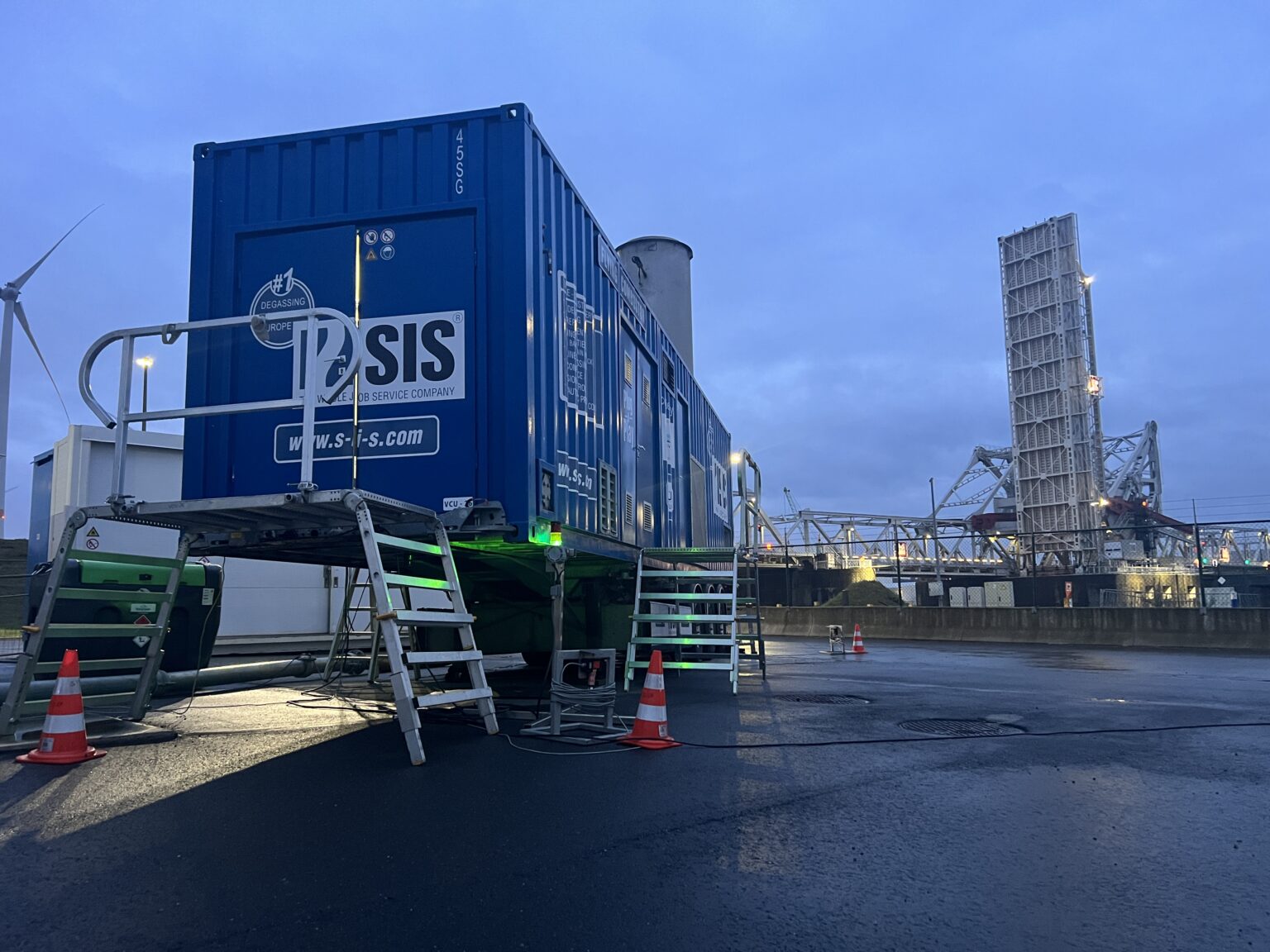 Mobile Entgasung - ETS Degassing - Mobile Emission Treatment