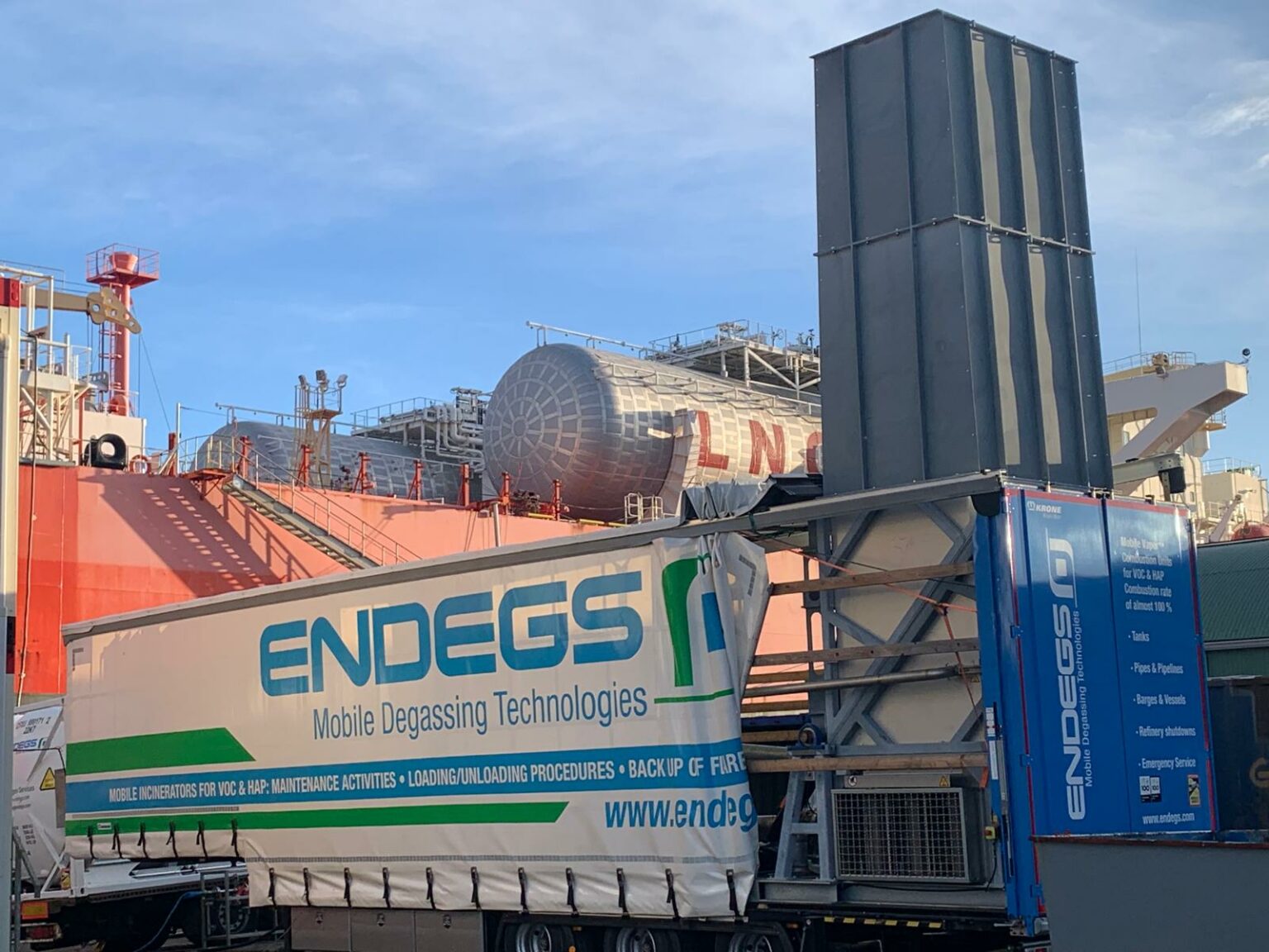 Degassing & purging: increasing sustainability in marine & shipping