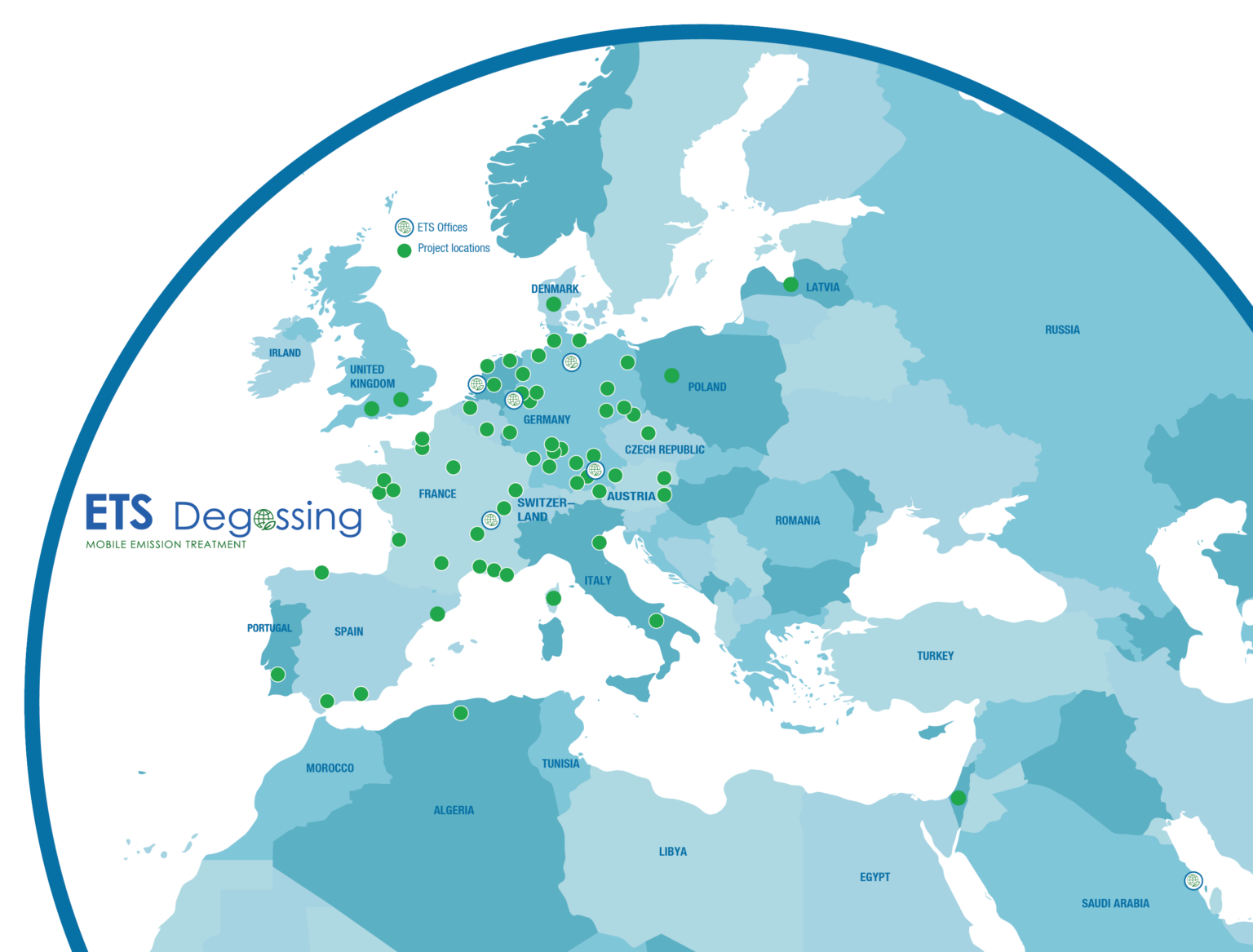 Contact and locations - ETS Degassing